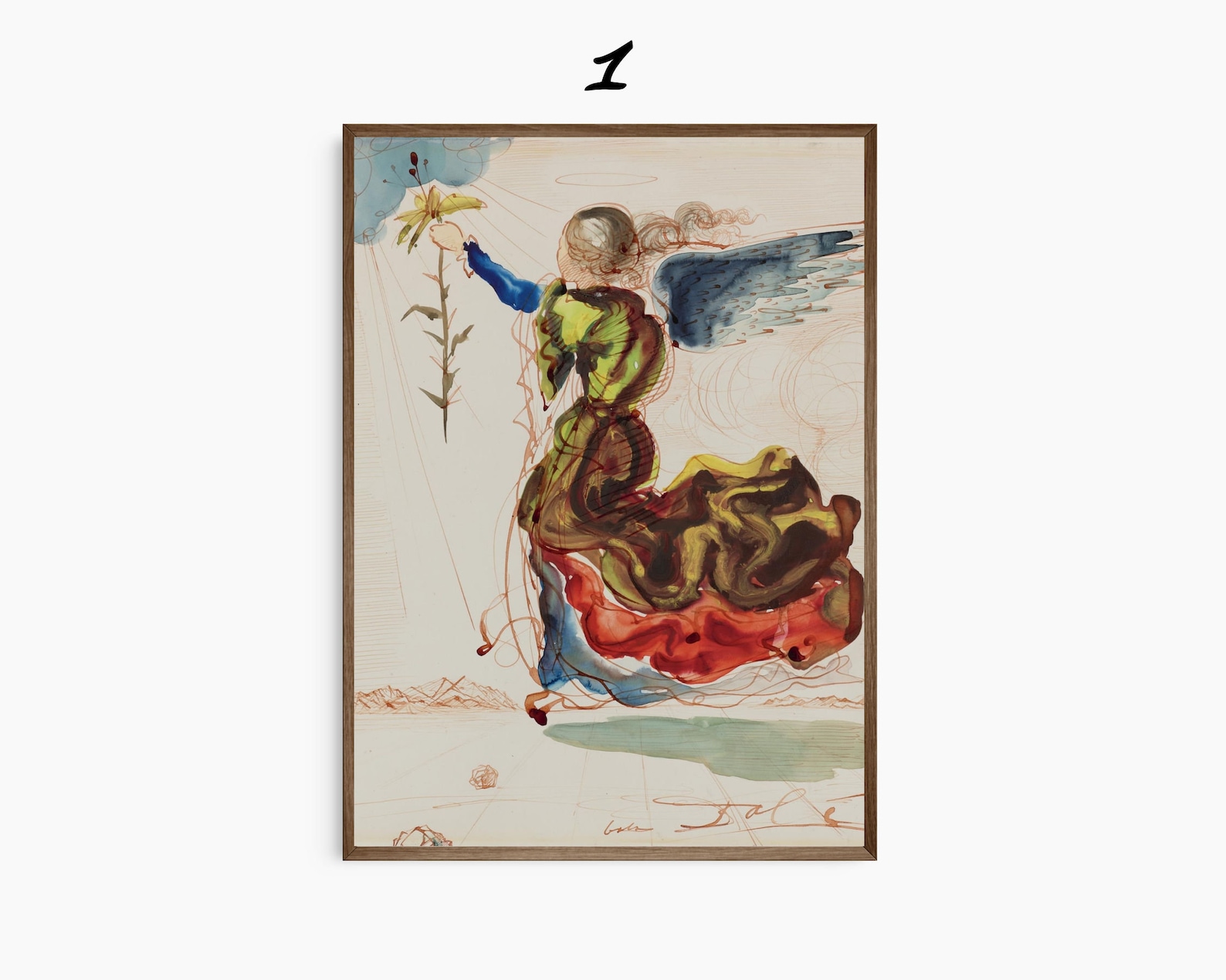 Salvador Dali Poster Sets Salvador Dali Exhibition Print - Etsy