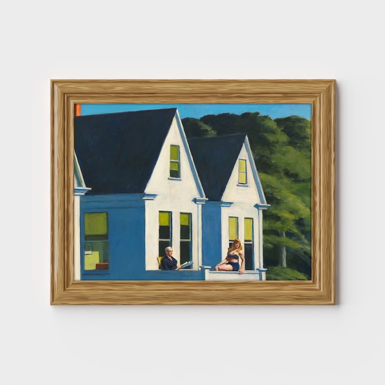 Edward Hopper Second Story Sunlight Poster Edward Hopper | Etsy