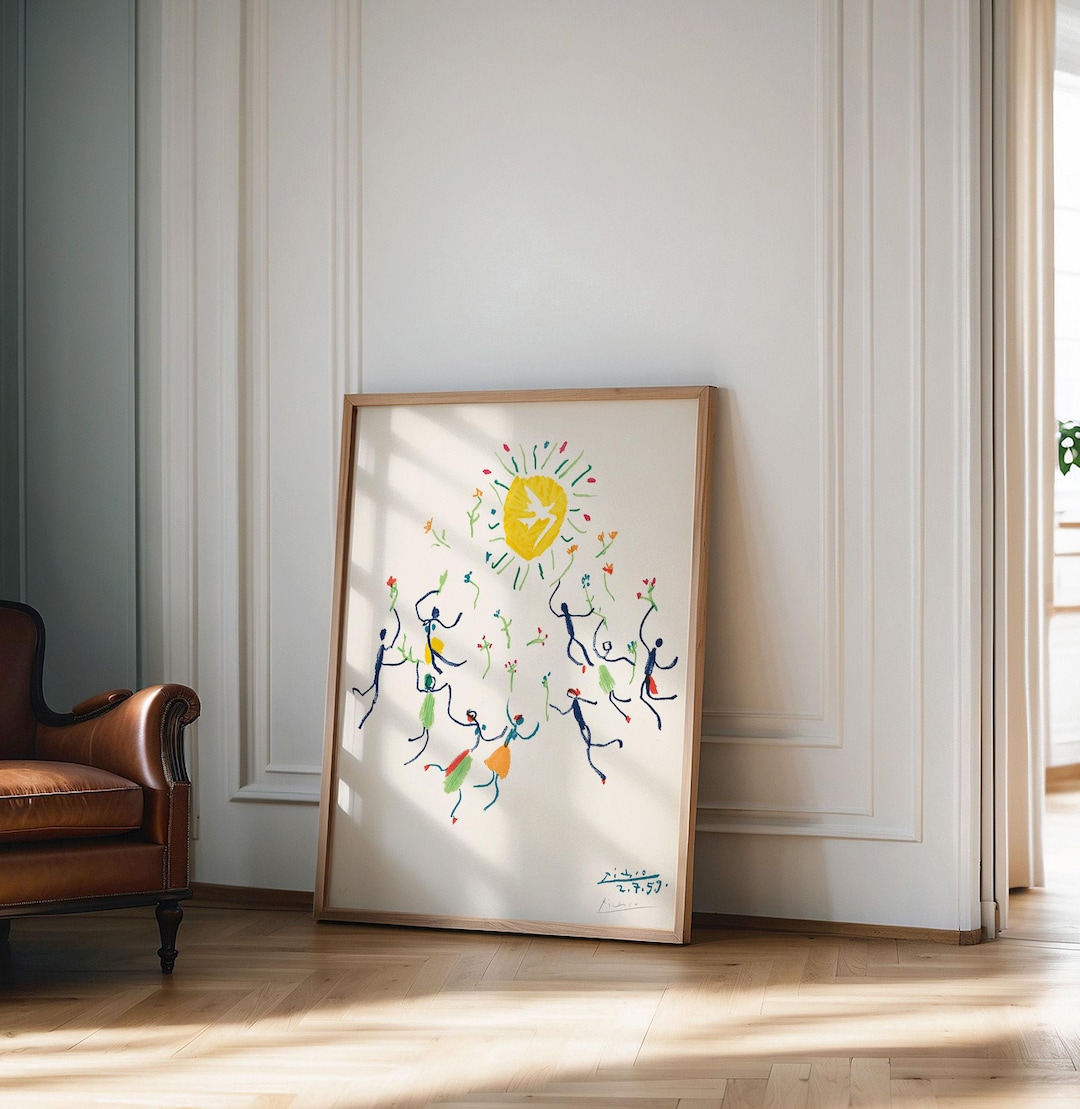 Pablo Picasso Art Print, Pablo Picasso Exhibition Poster, Minimalist ...
