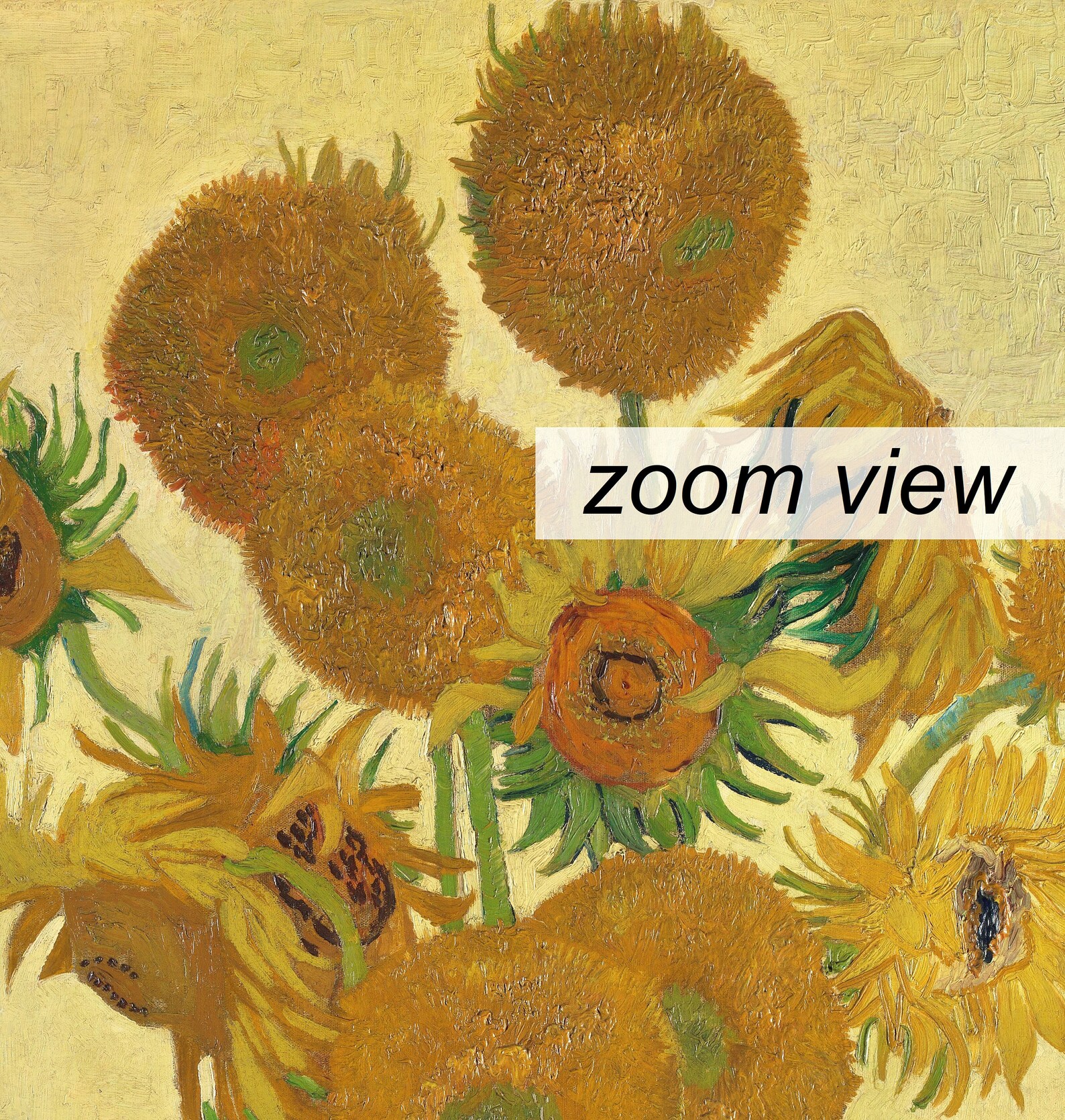 Vincent Van Gogh Sunflowers Print Van Gogh Exhibition Poster | Etsy