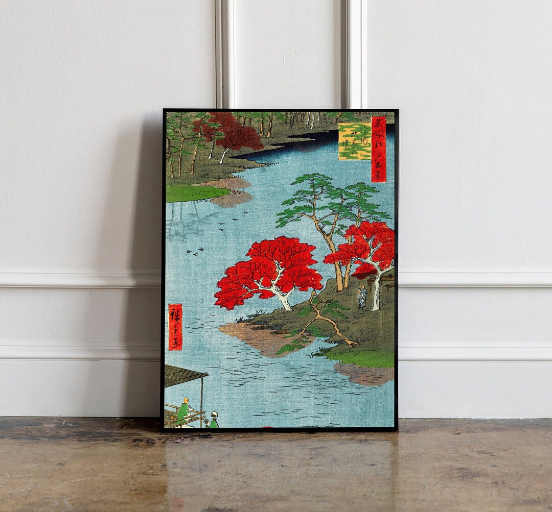 Utagawa Hiroshige Autumn at Akida Poster, Japanese Print, Japanese ...