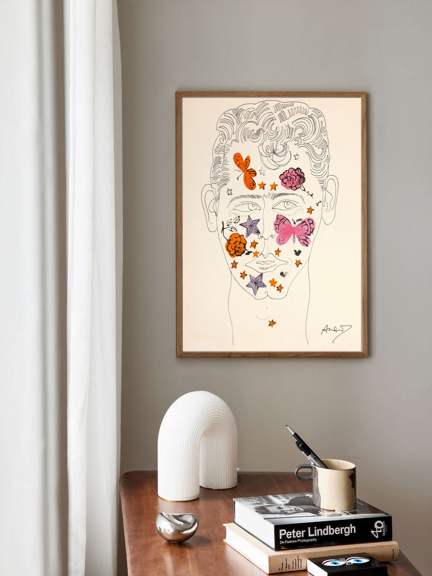 Rare Andy Warhol Drawing Poster Andy Warhol Line Art Print - Etsy