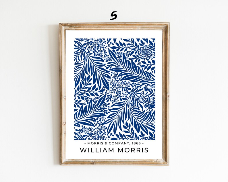 William Morris Poster Set, William Morris Exhibition Print, William ...