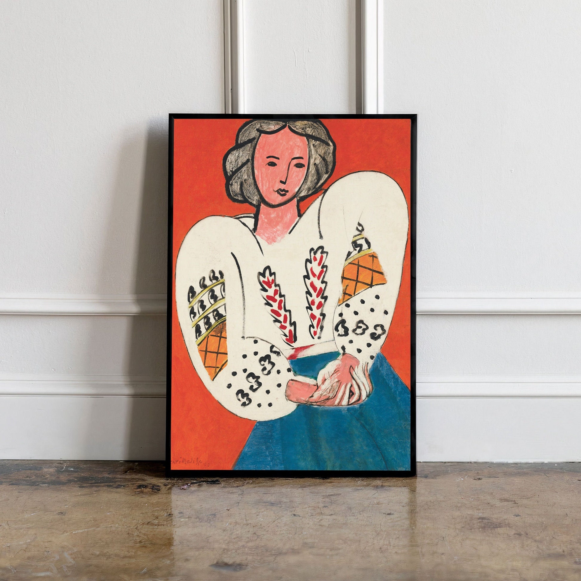 Henri Matisse La Blouse Roumaine 1940 Poster Henri Matisse - Etsy