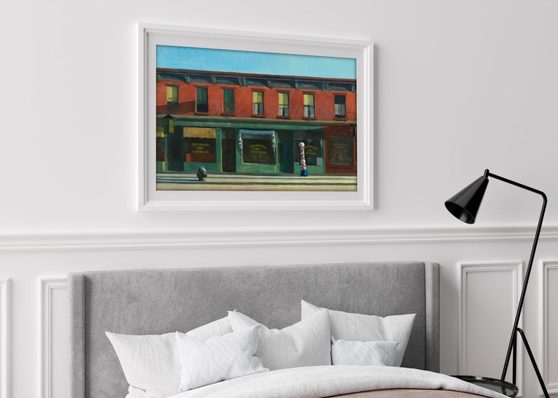 Edward Hopper Early Sunday Morning Poster Edward Hopper - Etsy