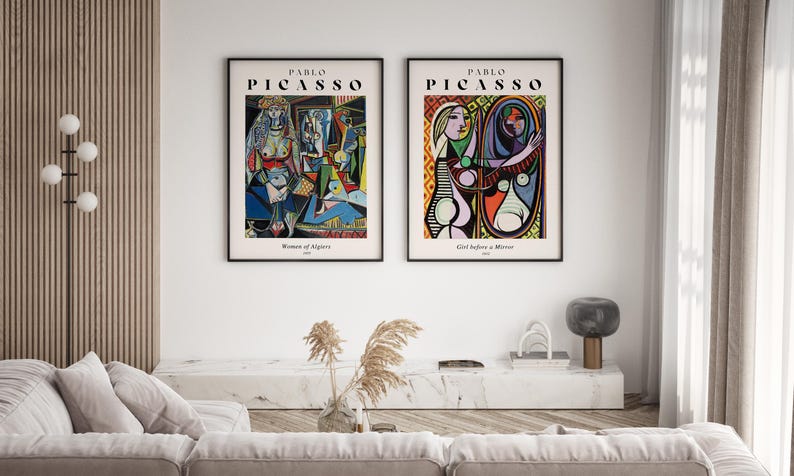 SET OF 2 Pablo Picasso Exhibition Posters, Pablo Picasso Exhibition ...
