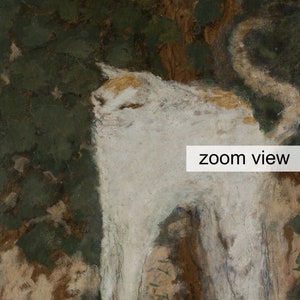 Le Chat Blanc 1894 by Pierre Bonnard Print, the White Cat Print, Pierre ...