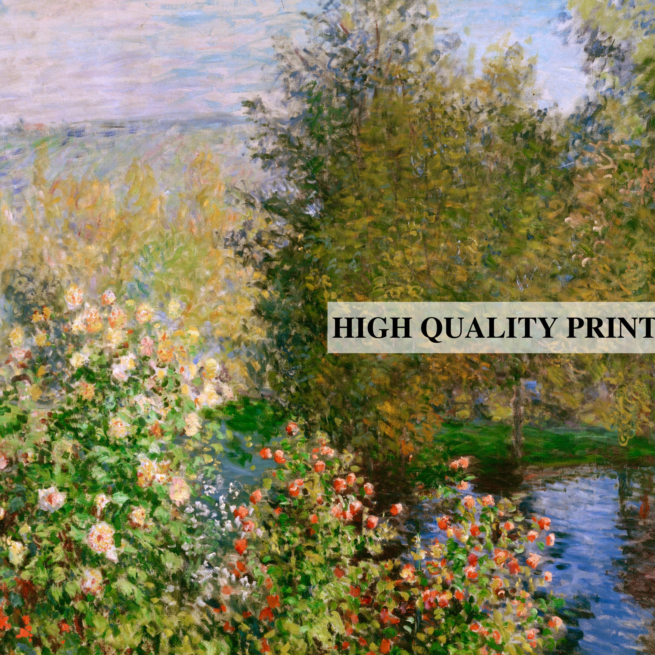 Claude Monet Exhibition Poster Claude Monet Exhibition Print - Etsy