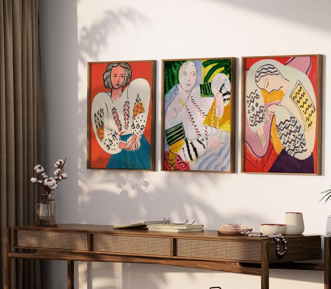 SET OF 3 La Blouse Romaine Henri Matisse Posters, Henri Matisse Print ...