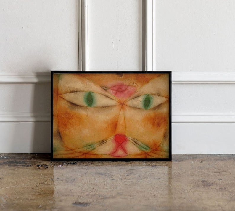 Paul Klee Cat and Bird 1928 Print Paul Klee Poster Paul - Etsy
