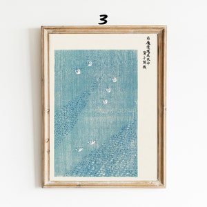 Set of 6 Japanese Vintage Woodblock Print by Taguchi Tomoki, Taguchi ...