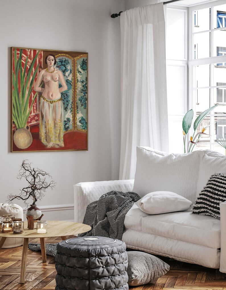 Henri Matisse Odalisque 1923 Poster Henri Matisse Wall Art | Etsy