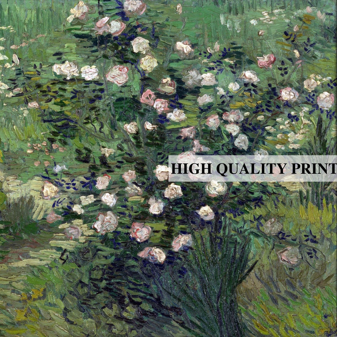 Roses by Vincent Van Gogh Poster Vincent Van Gogh Print - Etsy