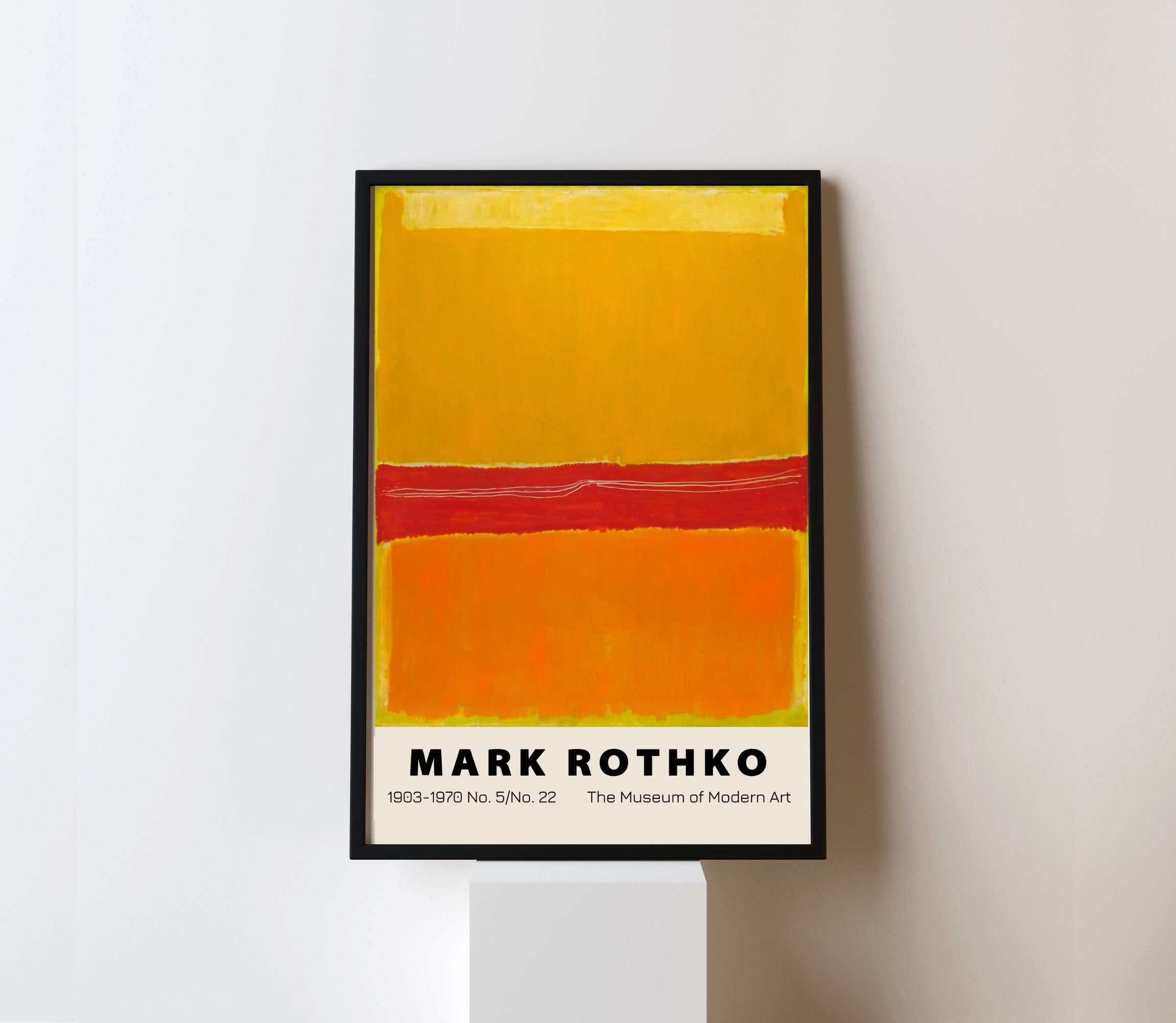 Mark Rothko Exhibition Poster Mark Rothko Art Print Abstract - Etsy