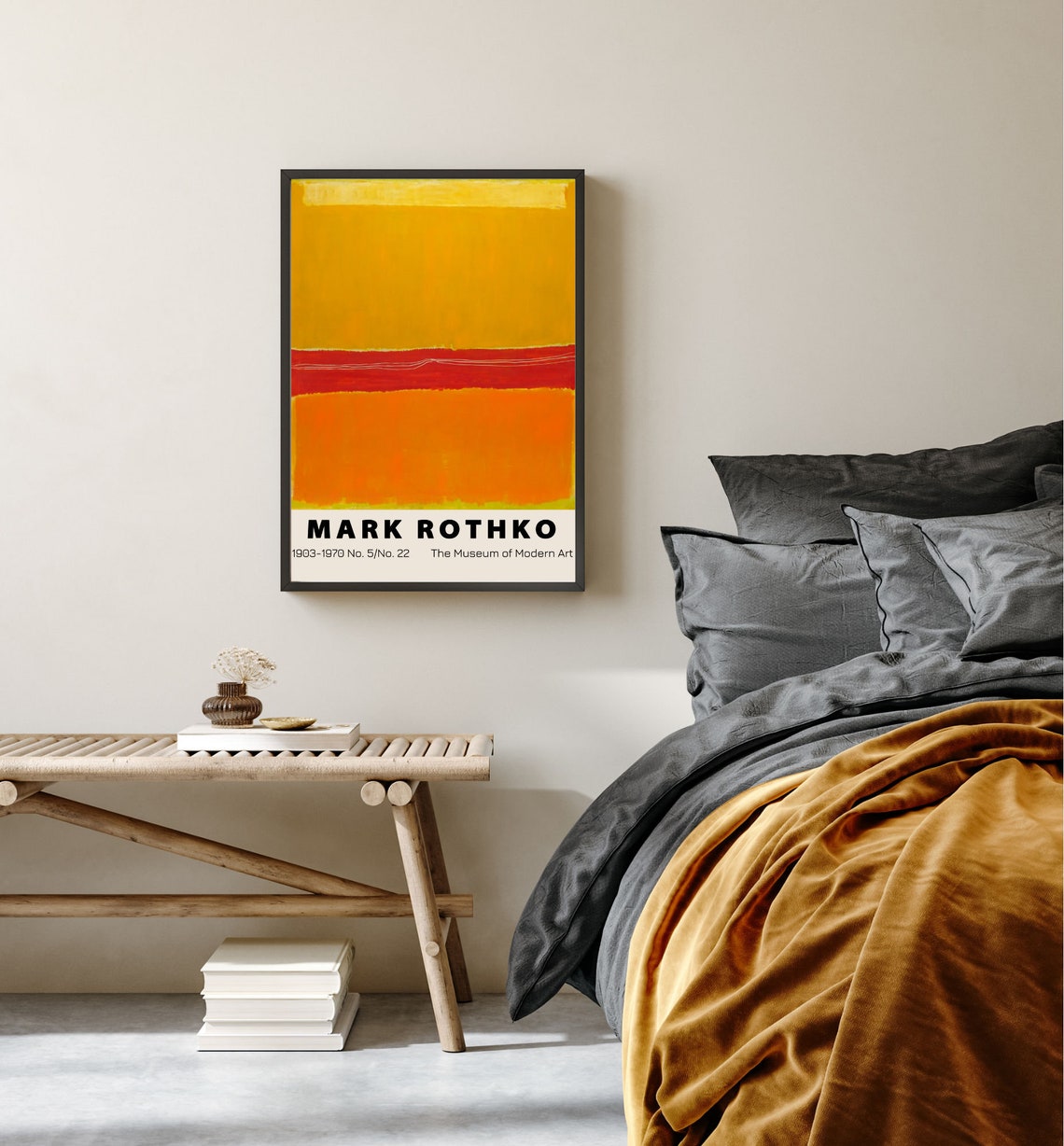 Mark Rothko Exhibition Poster Mark Rothko Art Print Abstract - Etsy