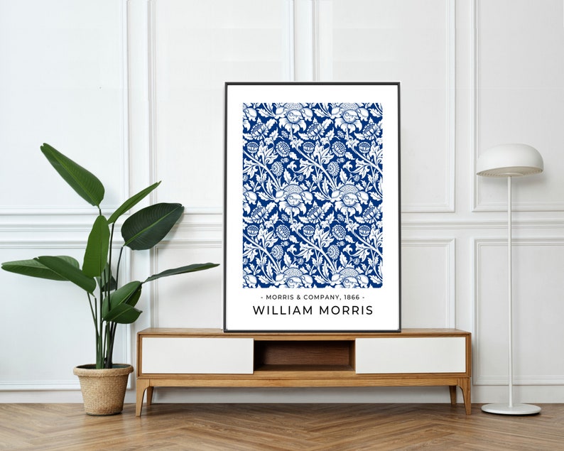 William Morris Tulip Poster William Morris Tulip Print - Etsy