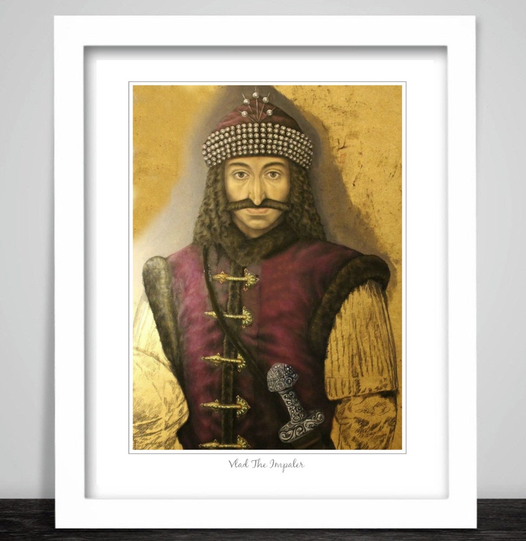 PRINTABLE Art Print Vlad the Impaler Dracula Walachia Transylvania ...