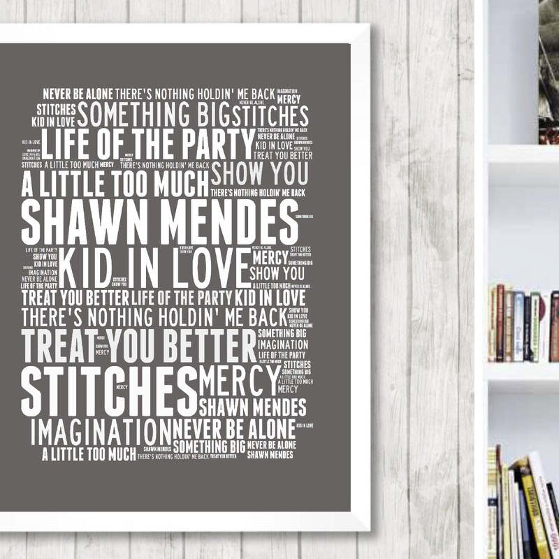 Shawn Mendes - Etsy