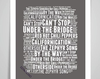Red Hot Chili Peppers Scar Tissue - Etsy