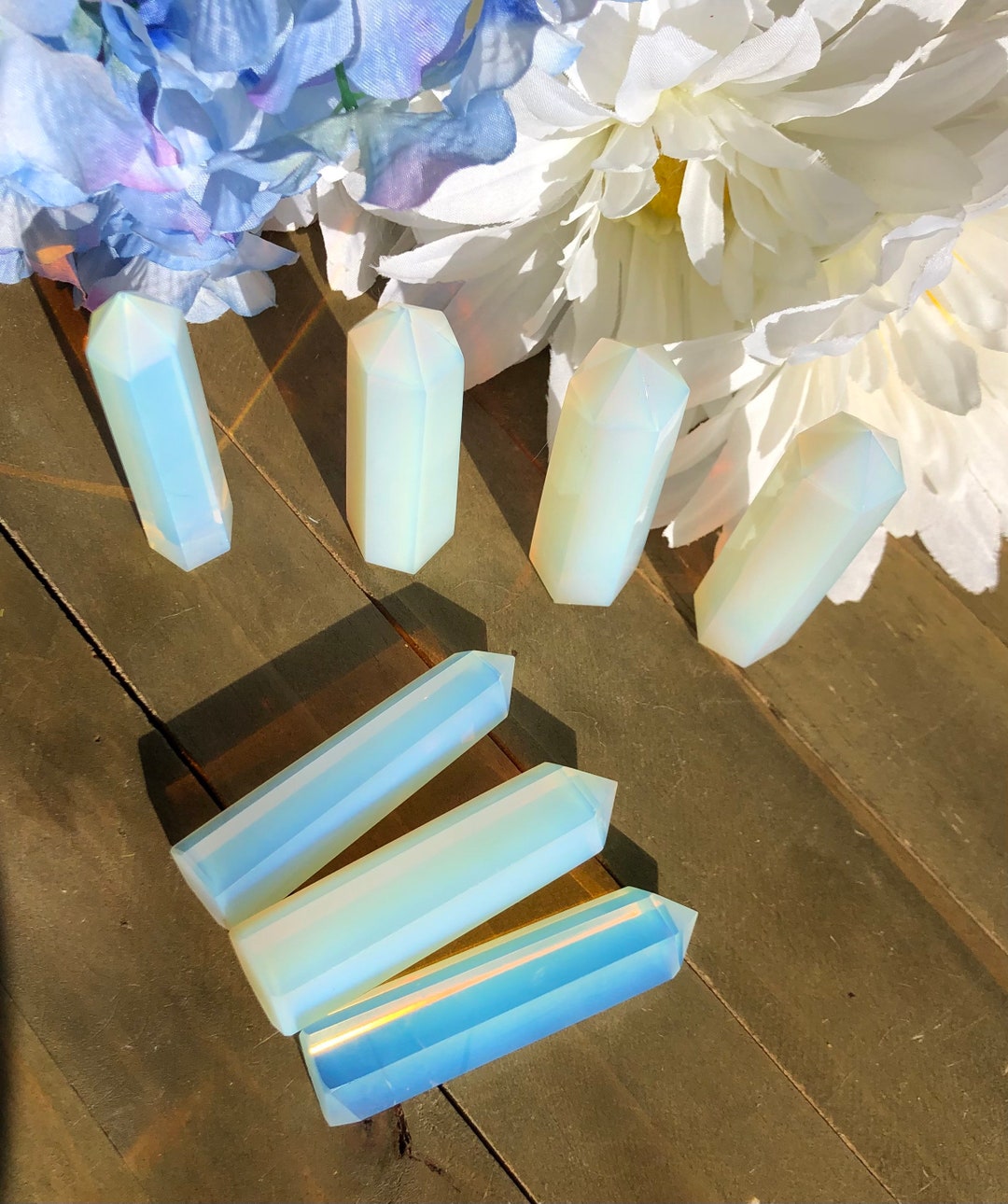 Opalite Tower Polished Obelisk Crystal Point - Etsy