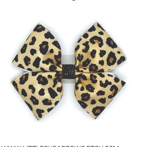 Cheetah Hair Bow, Cheetah Bow, Cheetah Girls Hair Bow, Baby Hair Bow ...