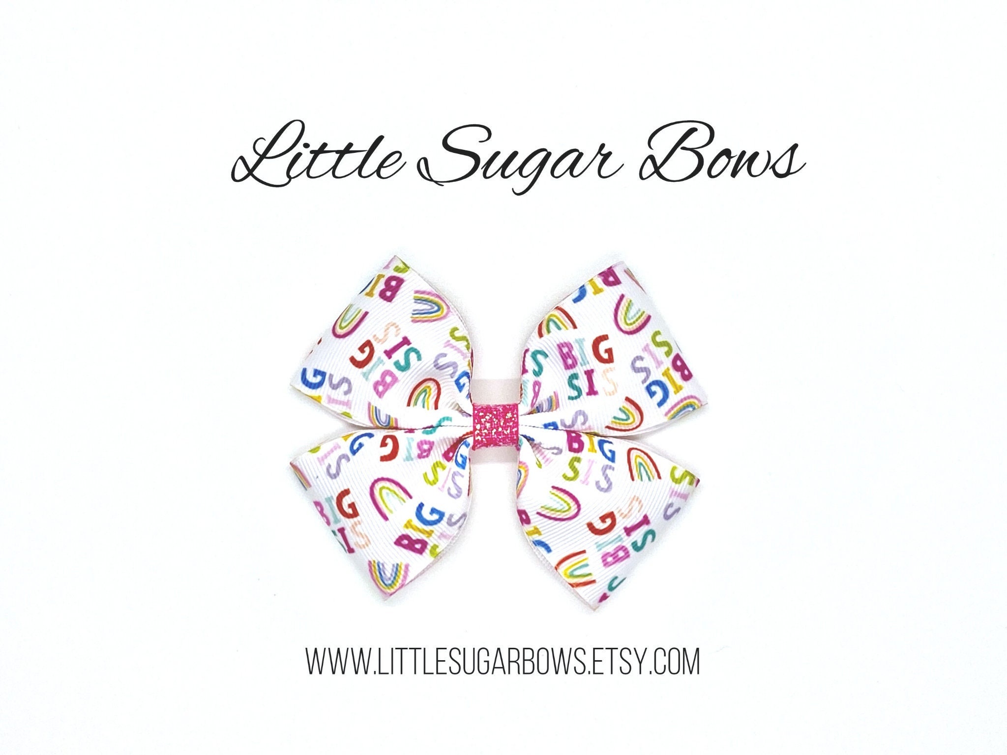 Big Sister Hair Bow Sister Hair Bow Big Sis Hair Bow Hair | Etsy