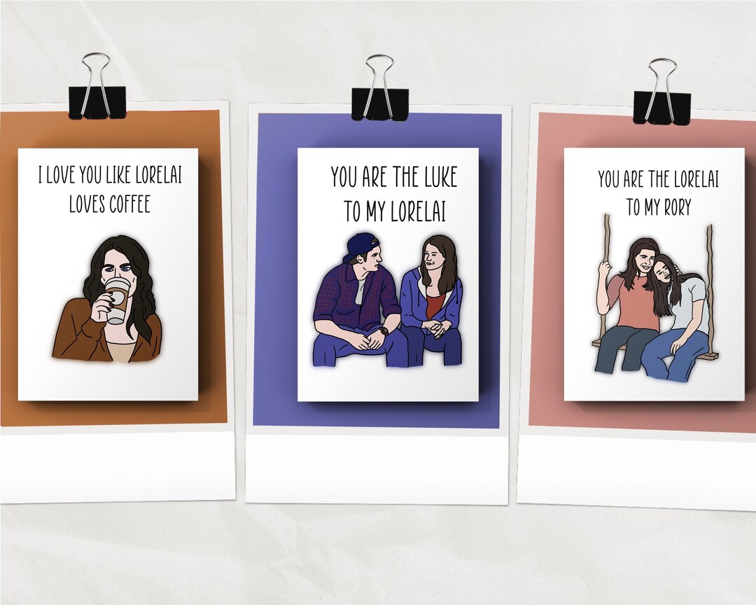 Limited Edition Gilmore Girls Themed Greeting Cards in A6 - Lorelai ...