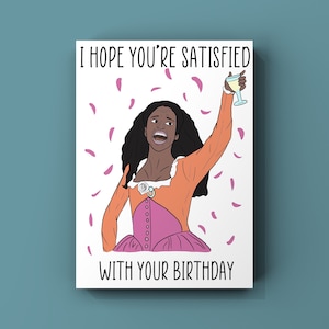 Limited Edition Hamilton Themed Birthday Celebration Card in A6! King ...