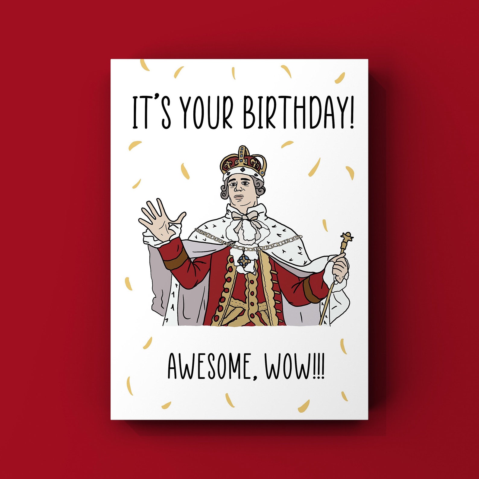 Limited edition Hamilton themed birthday celebration card in | Etsy