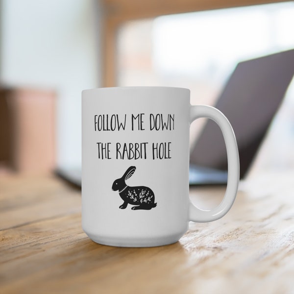 Follow the White Rabbit - Etsy