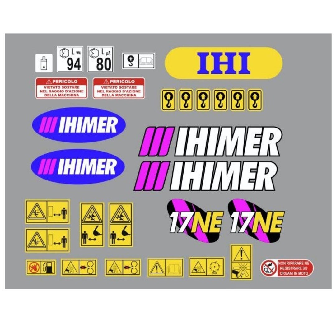 Ihimer Ihi 17 NE Stickers Complete Professional Decals - Etsy