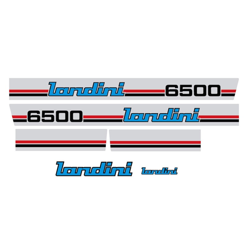 Landini Tractor Sticker Kit 6500 Complete Professional Decals - Etsy