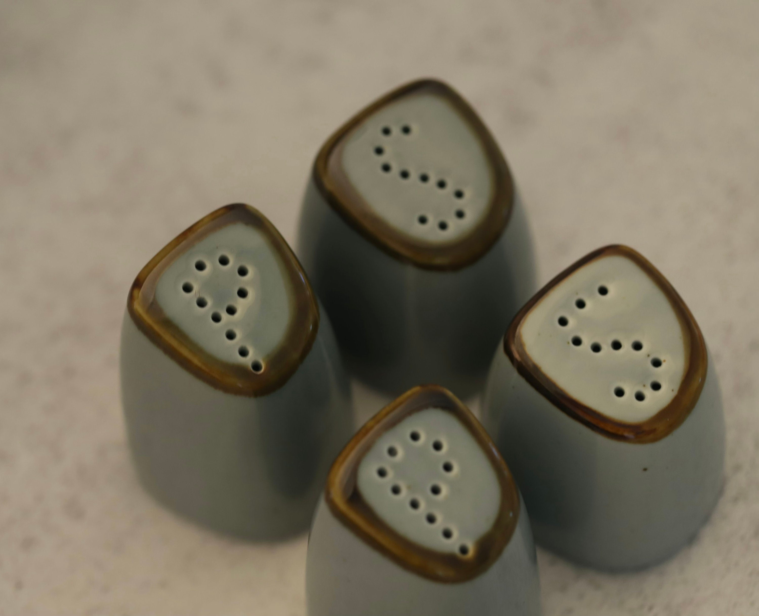 Glazed Ceramic Salt and Pepper Shakers - Etsy