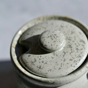 Ceramic Sugar Pot With Spoon/salt Cellar/spice Pot - Etsy