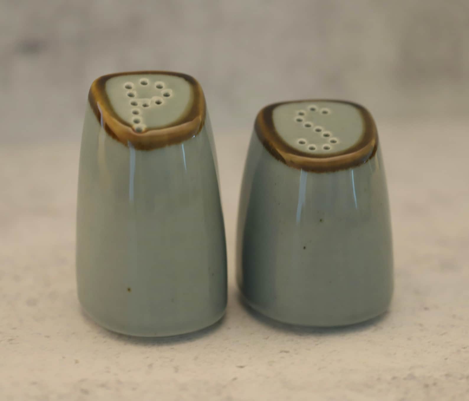 Glazed Ceramic Salt and Pepper Shakers - Etsy