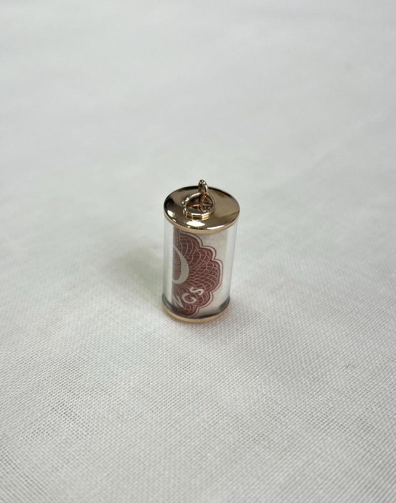 Vintage 9ct Gold 10 Shillings Note Money Charm Pendant - Etsy