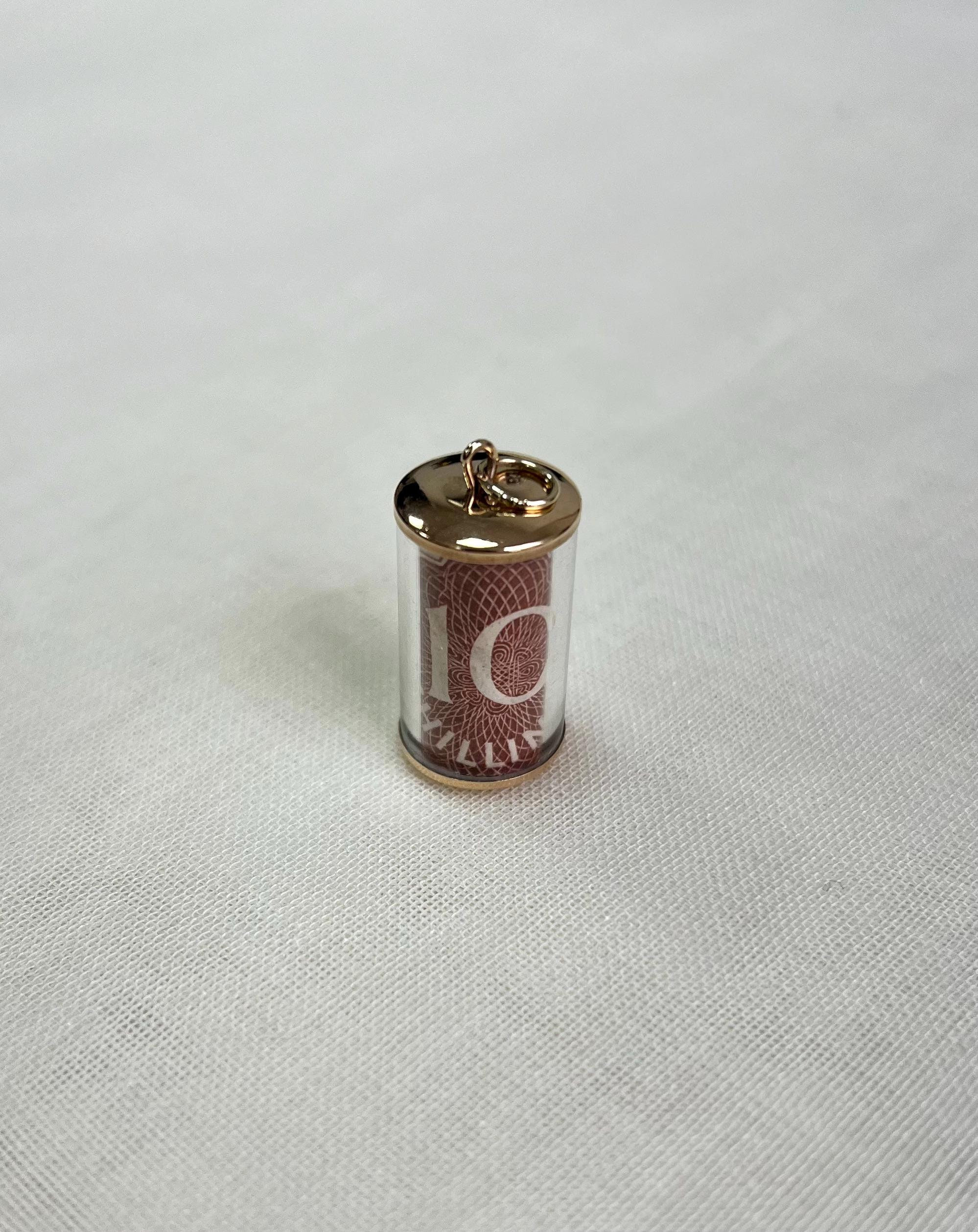 Vintage 9ct Gold 10 Shillings Note Money Charm Pendant - Etsy