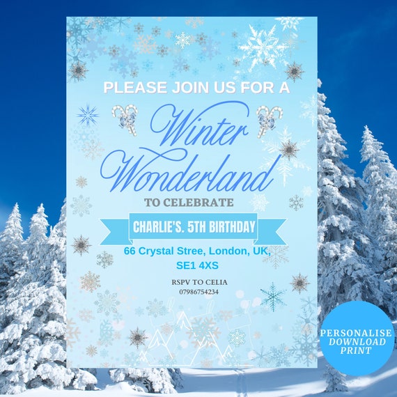 Family Winter Party Invitation Wording Kids Winter Birthday