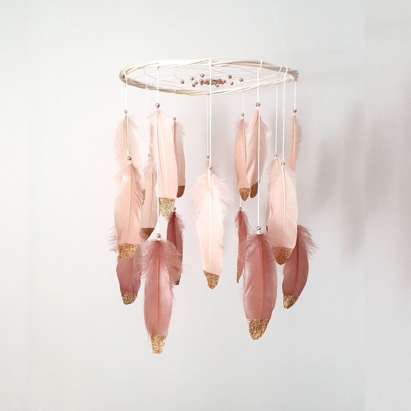 Feather Mobile - Etsy