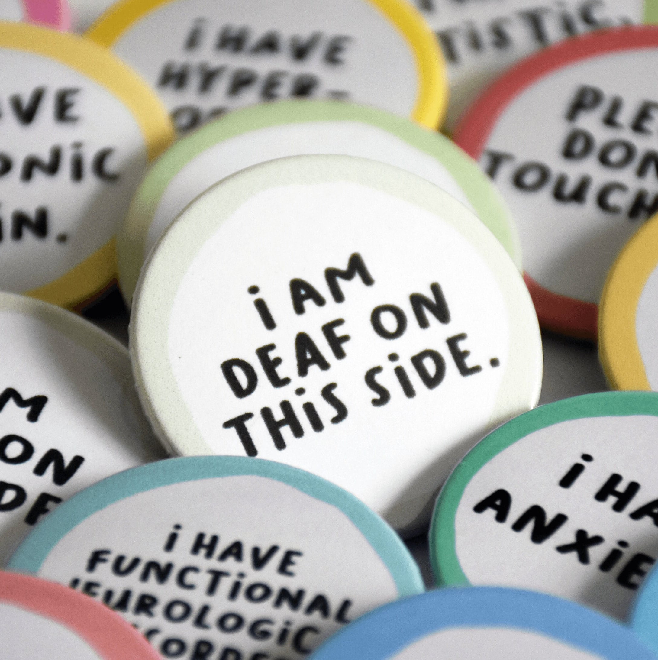 Hidden Disabilities Badges Collection II Asthma Deaf - Etsy Canada