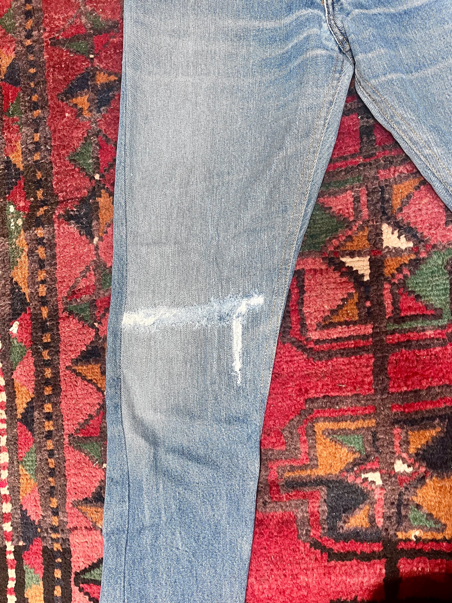 Vintage Womens Re/done Levis Faded Blue Jeans 26 Distressed - Etsy