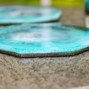 Sand and Waves Octagon Coasters, Set of 4 - Etsy