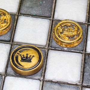 Checker Pieces CUSTOM, Set of 24 - Etsy