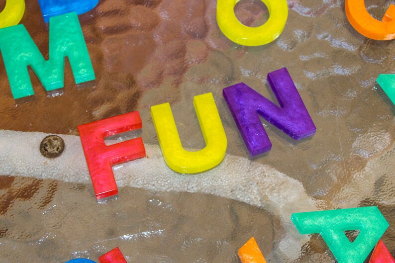 Shimmer Rainbow Alphabet & Numbers Set - Etsy