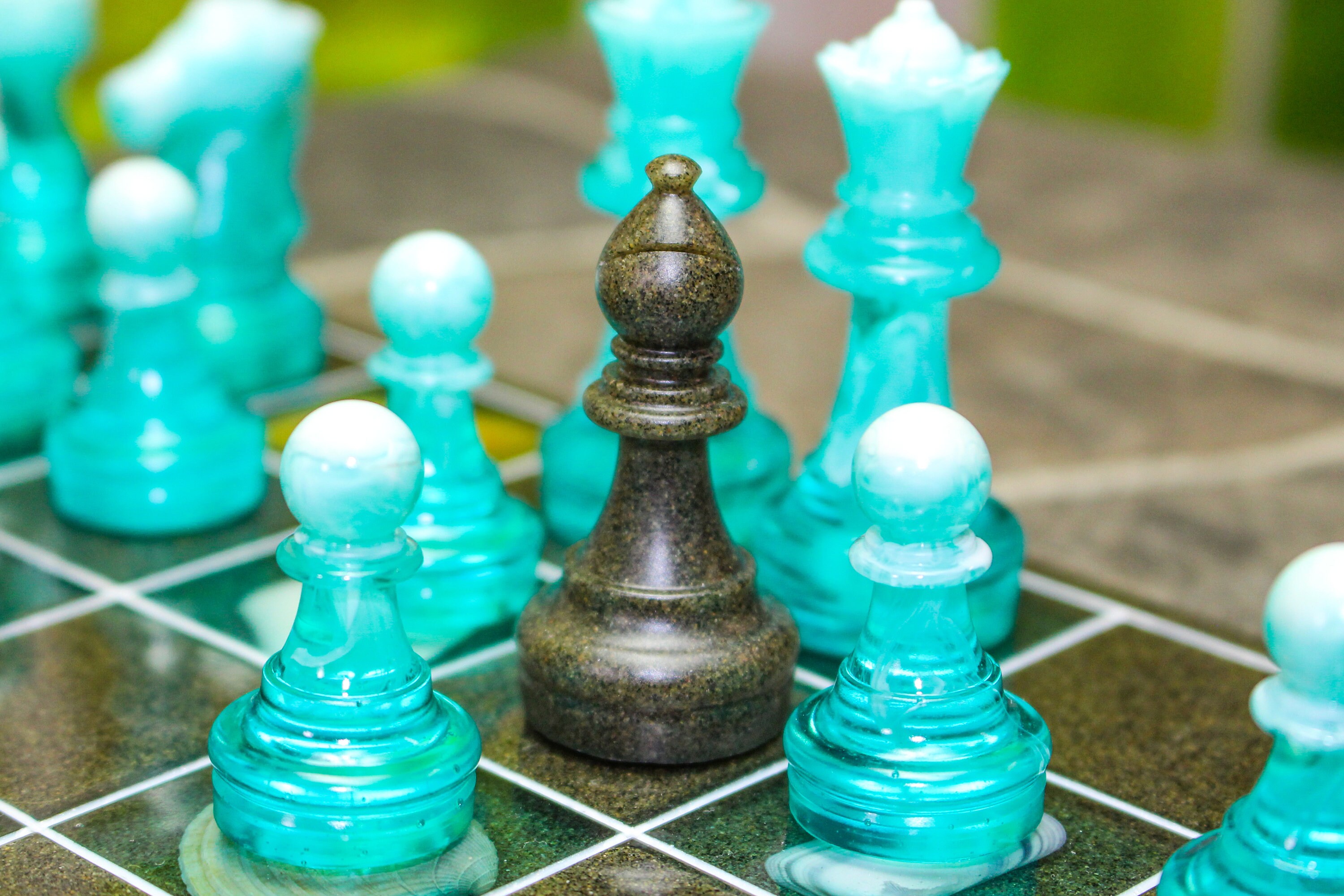 Beach Themed Complete Chess Set - Etsy