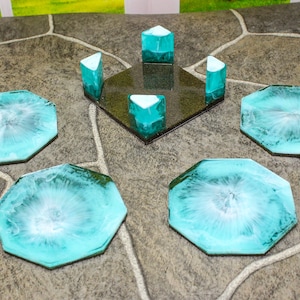Sand and Waves Octagon Coasters, Set of 4 - Etsy