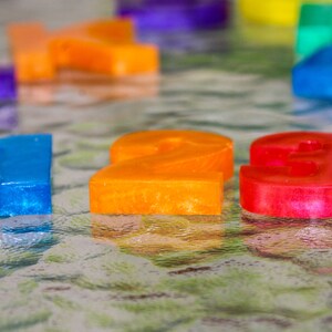 Shimmer Rainbow Alphabet & Numbers Set - Etsy