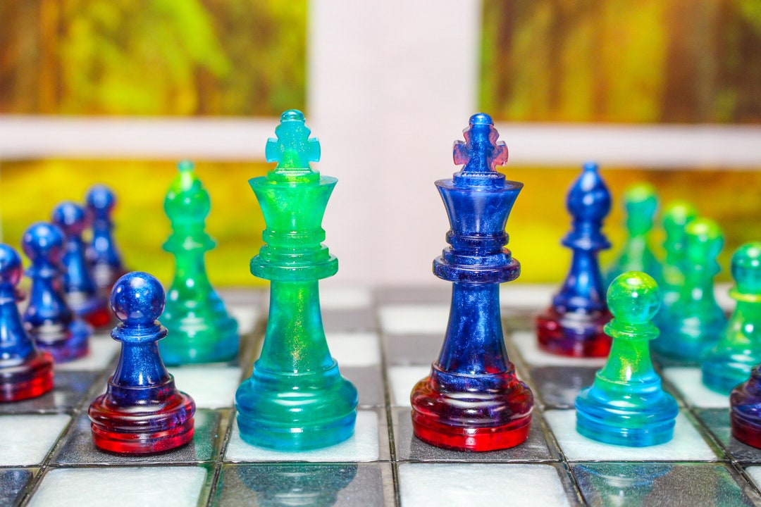 Standard Chess Pieces CUSTOM, Set of 32 - Etsy