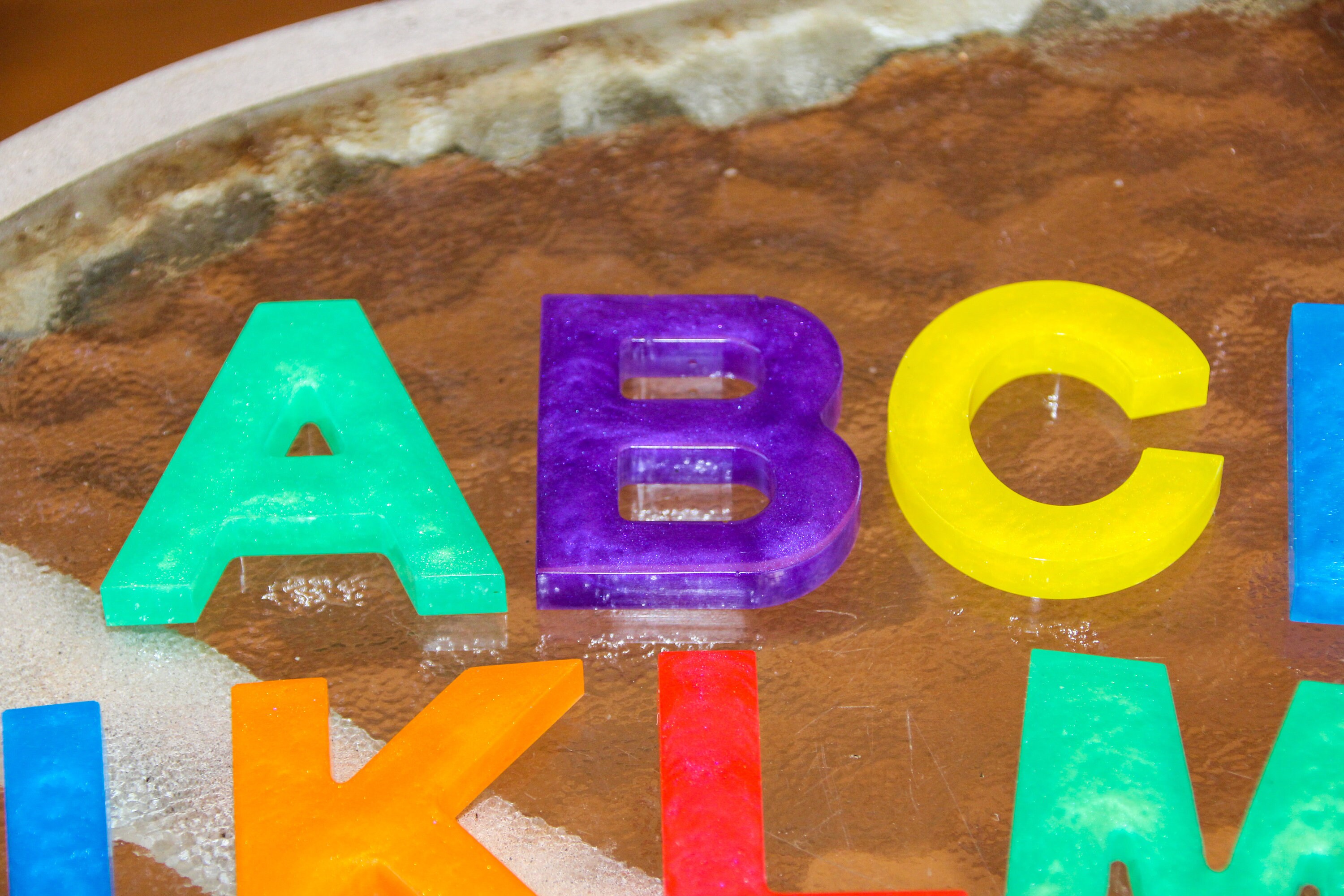 Shimmer Rainbow Alphabet & Numbers Set - Etsy