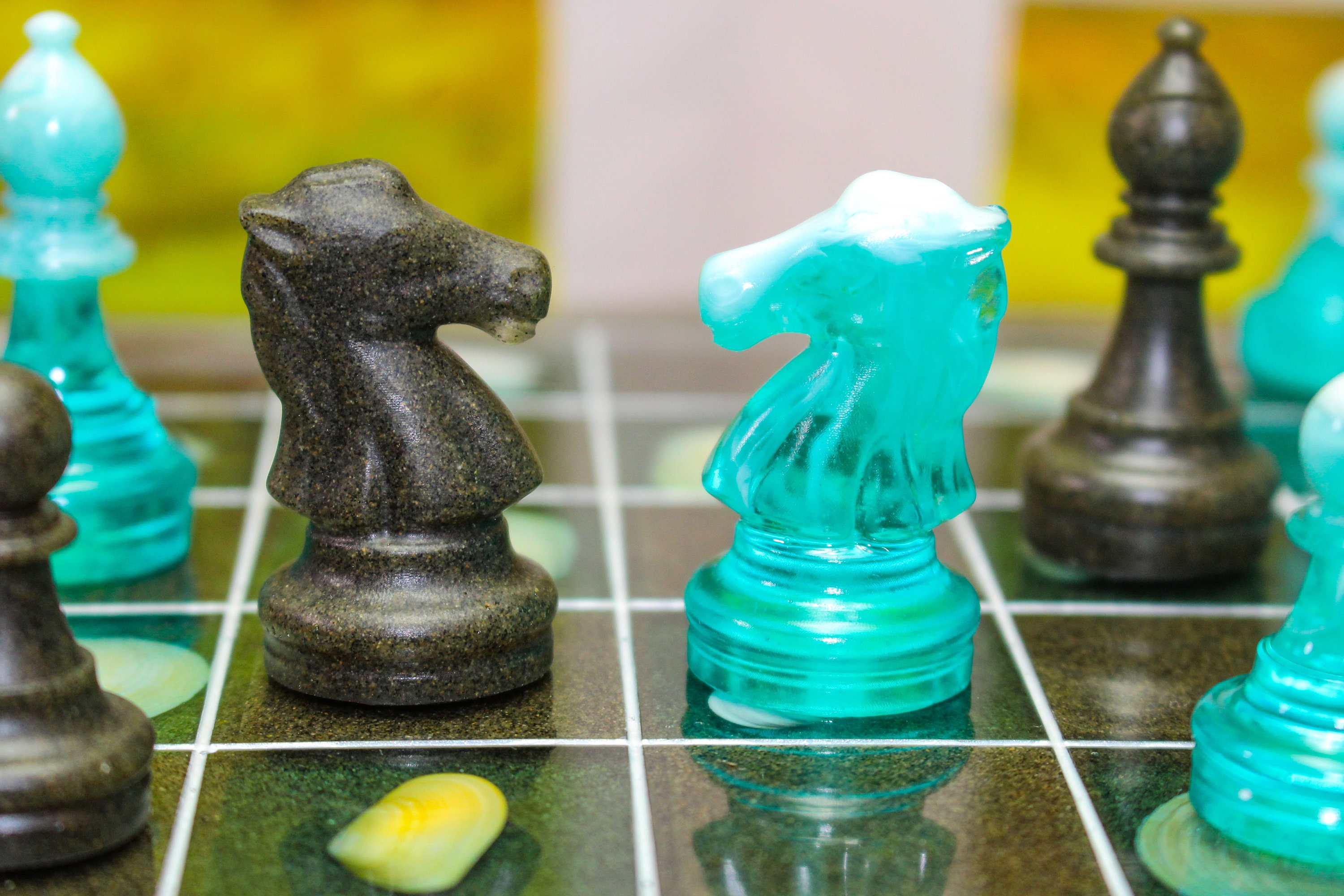 Beach Themed Complete Chess Set - Etsy